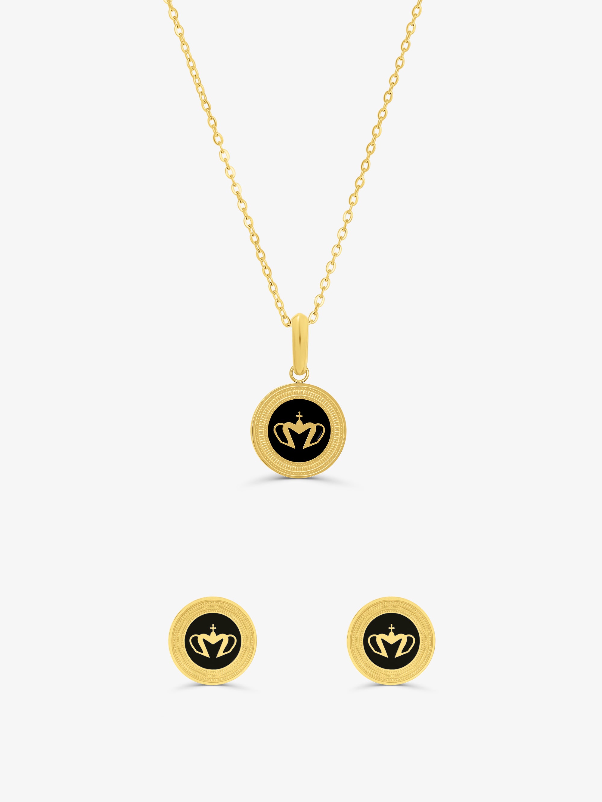MINI CROWN ENAMEL MEDAL GIFT SET